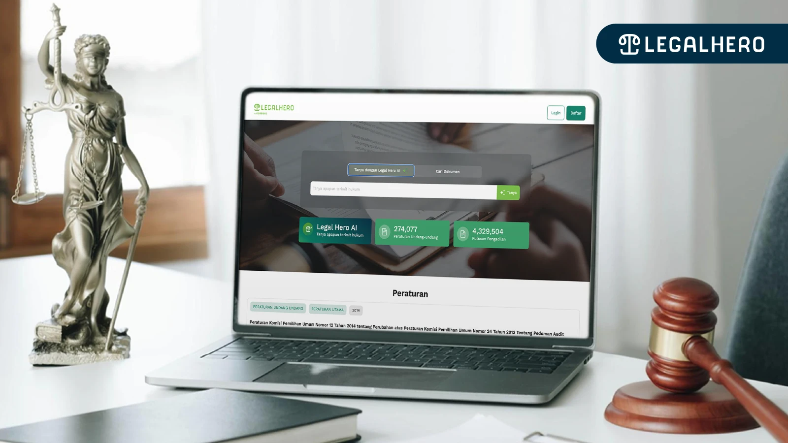 Hukumku Luncurkan Legal Hero, Pusat Data Dokumen Hukum Terlengkap ...